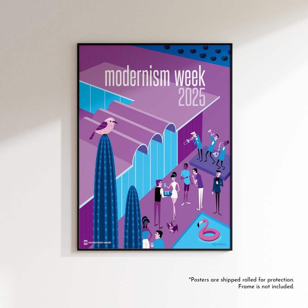 2025 Modernism Week Palm Springs Poster by Shag – Destination PSP