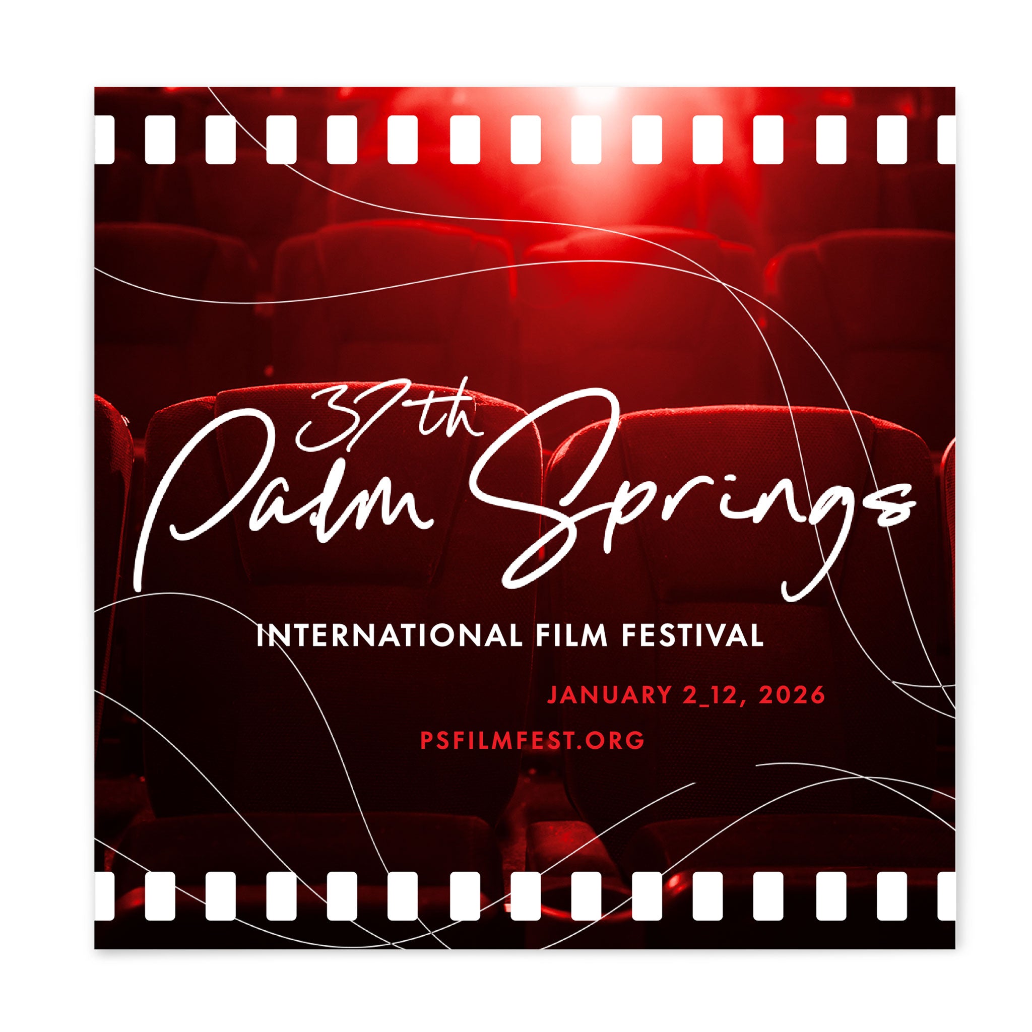 2026 Palm Springs International Film Festival Sprocket Sticker ...