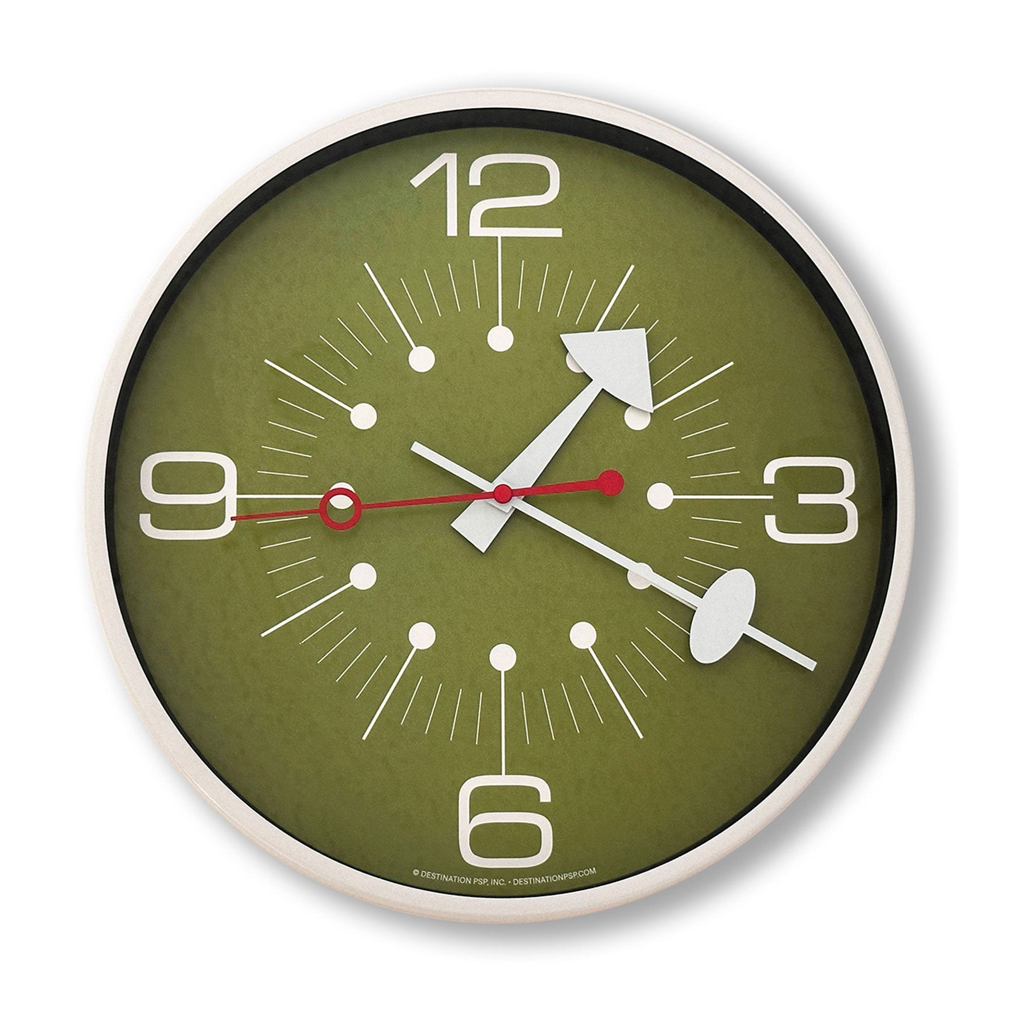 About Dot Time Wall Clock - Green – Destination PSP