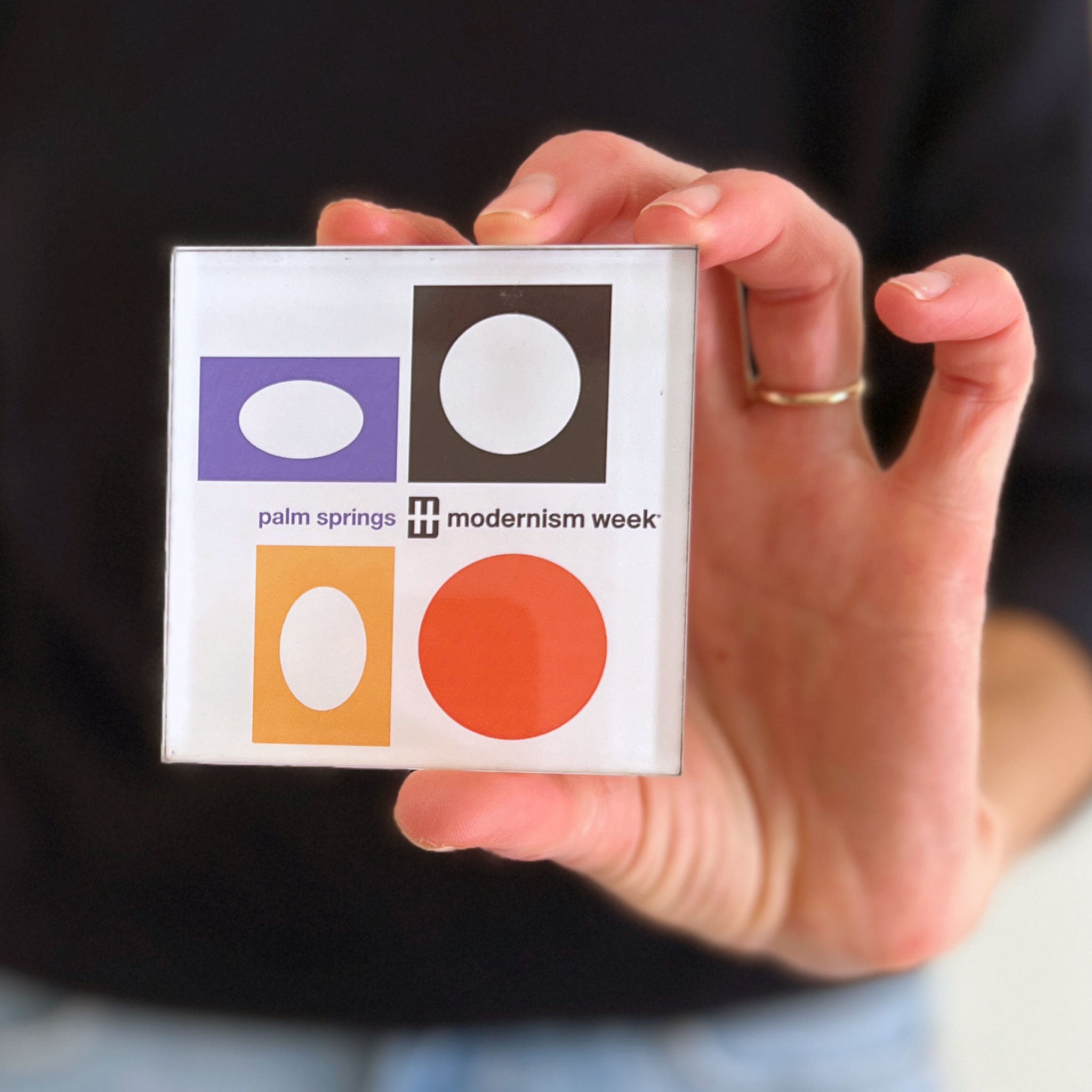 Modernism Week Acrylic Magnet - Mod Shapes – Destination PSP