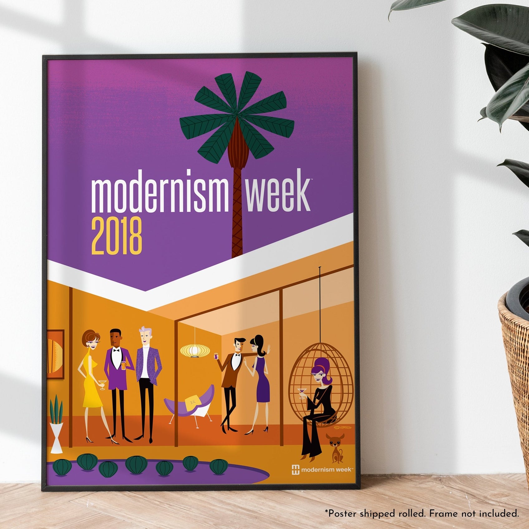 2018 Modernism Week Palm Springs Poster by Shag – Destination PSP