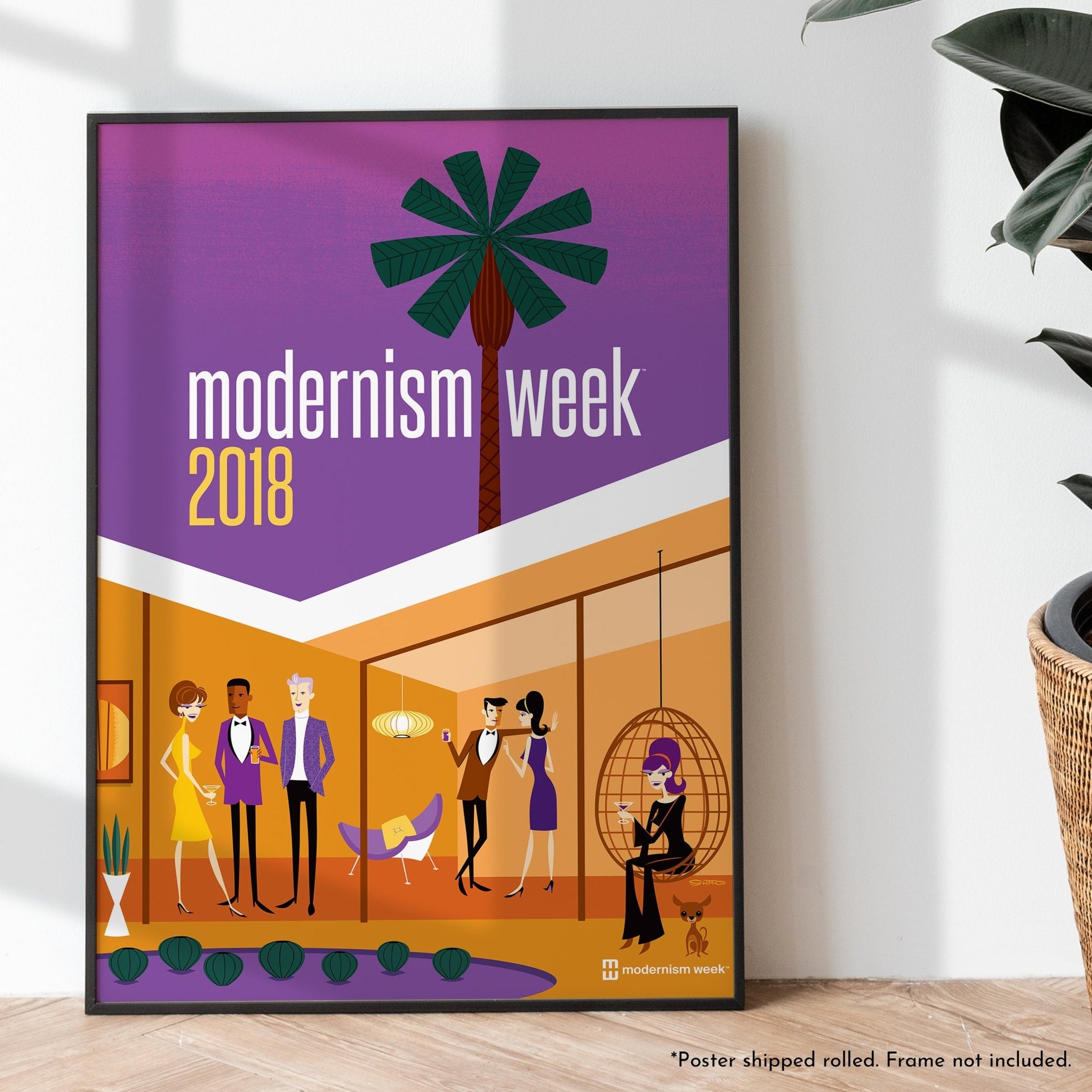 2018 Modernism Week Palm Springs Poster by Shag – Destination PSP