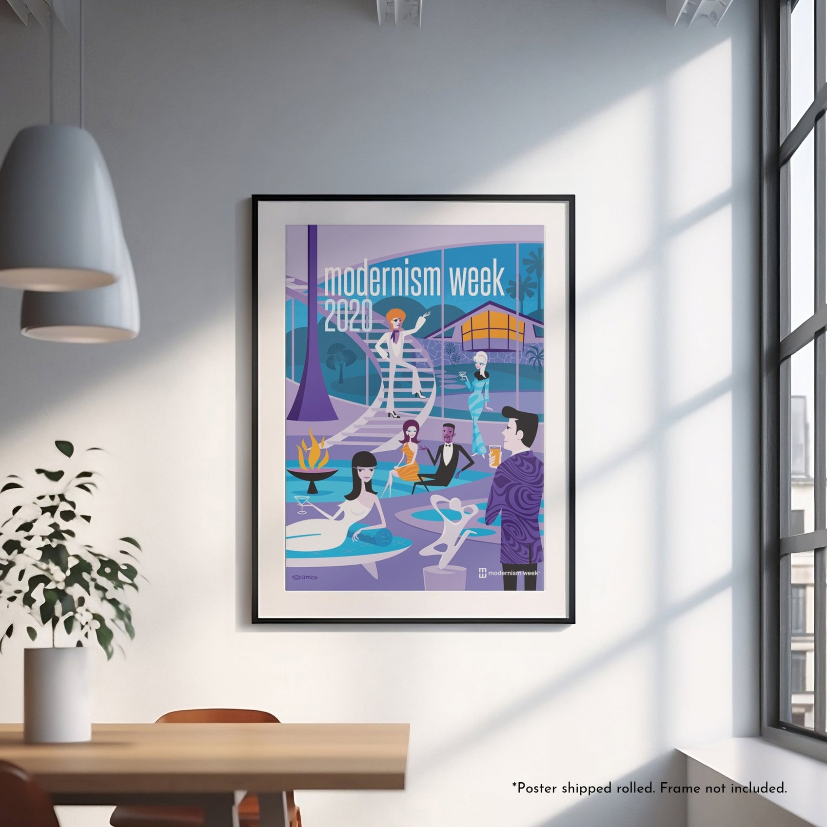 2020 Modernism Week Palm Springs Poster by Shag – Destination PSP