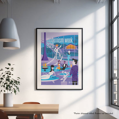 2020 Modernism Week Palm Springs Poster by Shag – Destination PSP