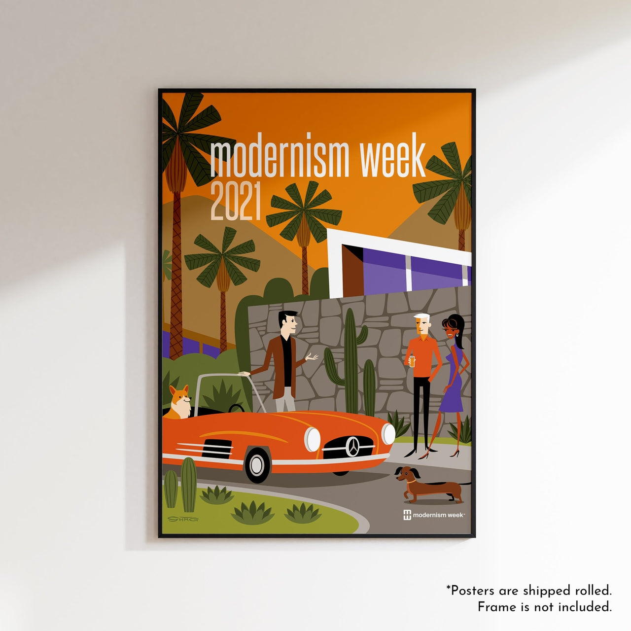 2021 Modernism Week Palm Springs Poster: Exclusive Art by Shag ...