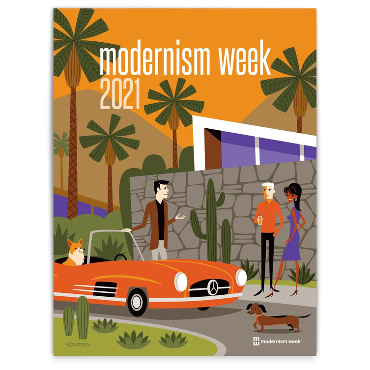 2021 Modernism Week Palm Springs Poster: Exclusive Art by Shag ...
