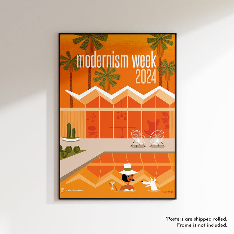 2024 Modernism Week Palm Springs Poster by Shag – Destination PSP