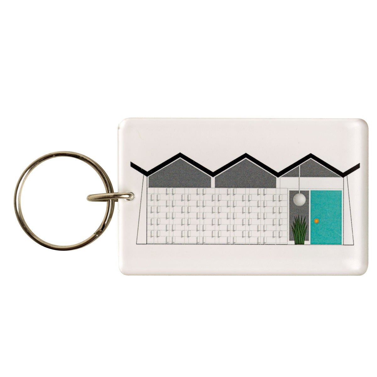 Folded Plate Roof House Acrylic Key Chain / Key Ring – Destination PSP