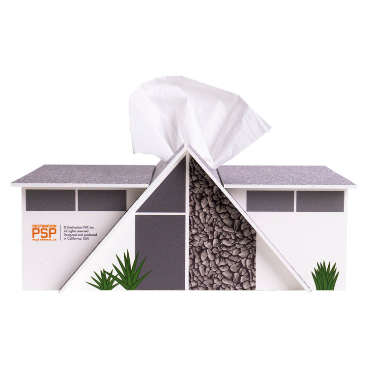 Destination PSP Mid Century Modern Tissue Box Cover, Swiss Miss Design